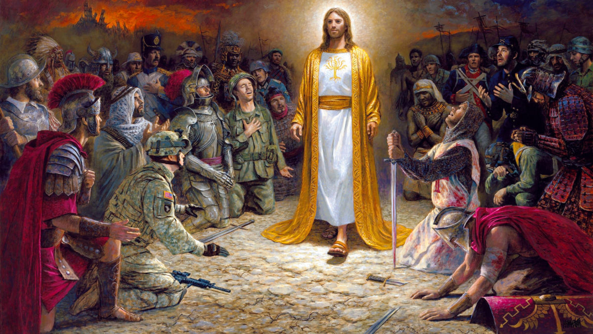 Quadro Decorativo Religioso - Jesus Cristo Testemunhas ao Povos El Cuadro